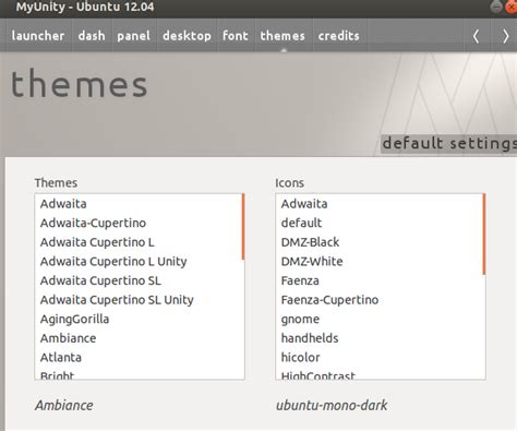 Unity How Do I Change The Icon Theme In Ubuntu Ask Ubuntu