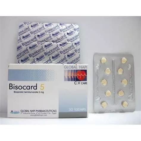 Bisocard 5mg Tablets