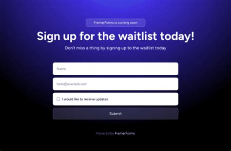 Framerforms Custom Forms In Framer