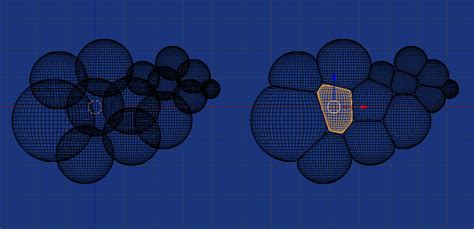 Modeling Flattening The Intersection Of Overlapping Spheres Blender