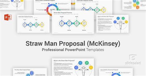 Straw Man Proposal Powerpoint Template Diagrams Slidesalad