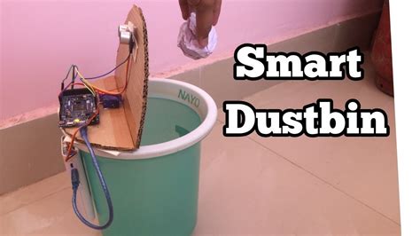 How To Make Smart Dustbin At Home Youtube