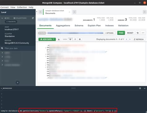 How To Execute Update Set Queries In MongoDB Compass Tool Stack Overflow