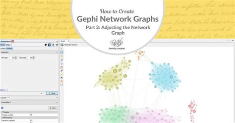 Creating Gephi Network Graphs Part Adjusting The Network Graph Graphing Graph