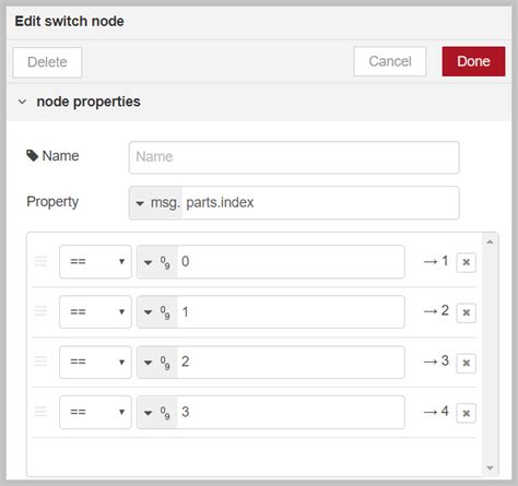 Split To Different Outputs General Node RED Forum