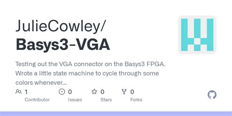 Github Juliecowleybasys3 Vga Testing Out The Vga Connector On The