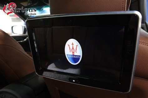 마세라티 기블리 뒷좌석 탑승객이 즐거워지는 리어모니터 네이버 블로그