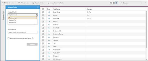 Tableau Prep에서 데이터 정리 및 변형 Tableau