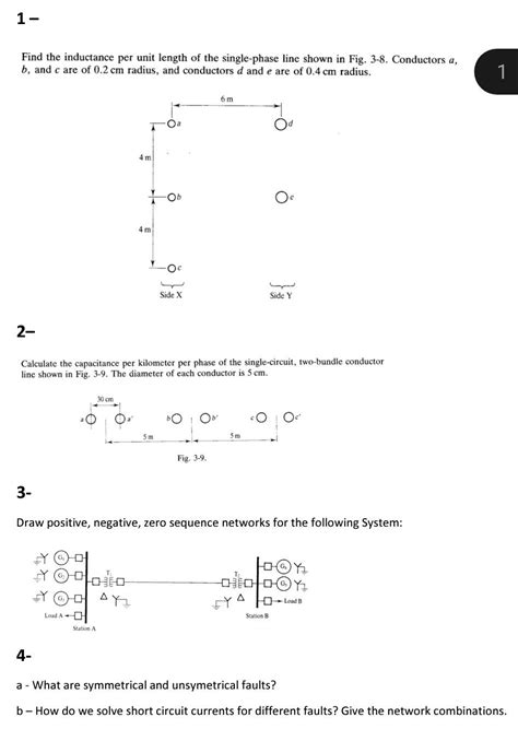 Solved Find The Inductance Per Unit Length Of The