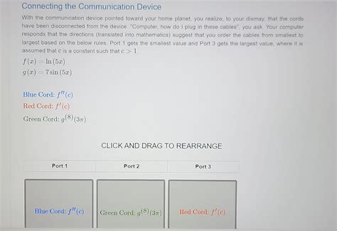 Solved Connecting The Communication Device With The
