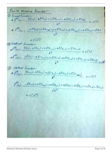 numerical differentiation pdf