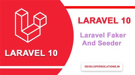 Laravel 10 Faker Factory Seeding Laravel Tutorial Laravel Seeder