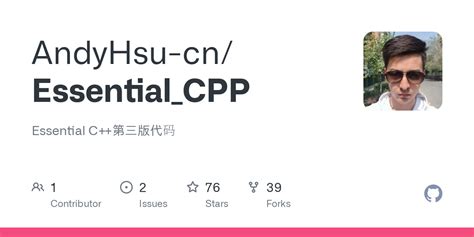 Github Andyhsu Cn Essential Cpp Essential C