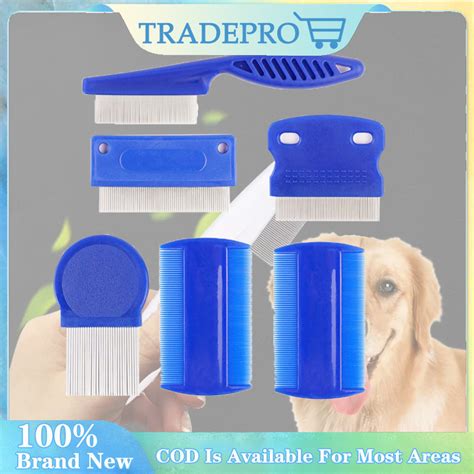 6pcs Set Lice Combs Double Sided Teeth Comb Double Sided Lice Comb For Removal Nits Louse Eggs