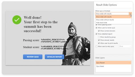 Quiz Results Slide