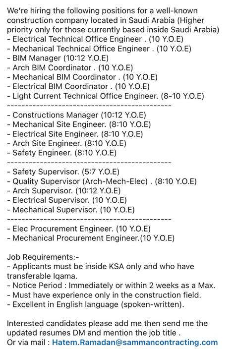 Jobs Ksa Engineering Ghada Mohammed