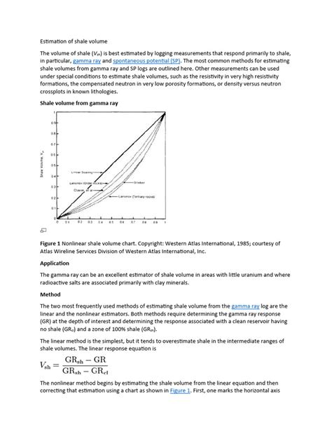 Standard Log Interpretation Pdf Porosity Electrical Resistivity