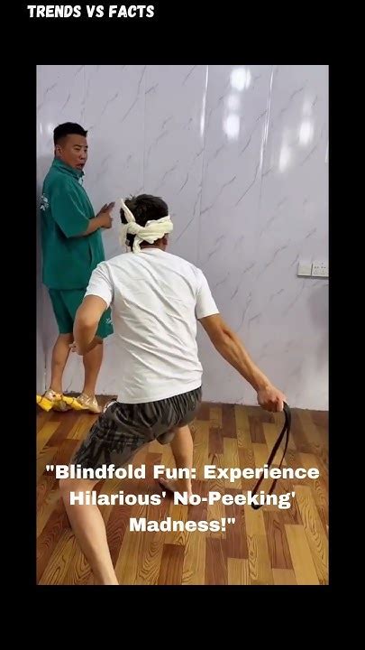 Hilarious Blindfold Hitting Game! #shorts - YouTube