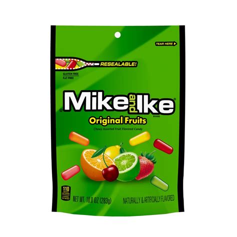 Mike And Ike® Gluten Free Original Fruits Chewy Assorted Fruit Candy 10
