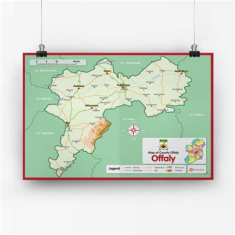 Offaly County Map 4schoolsie