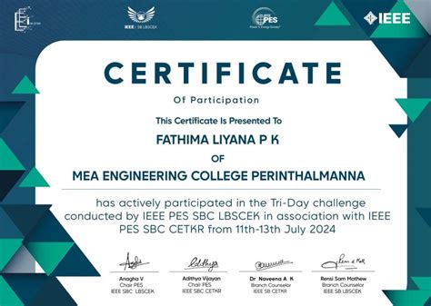 Fathima Liyana On Linkedin Ieee Ieeemeasb