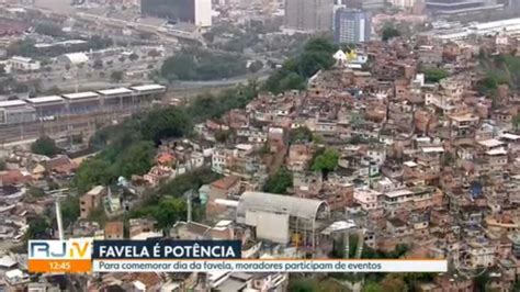 Vídeo Dia Da Favela Rj1 G1