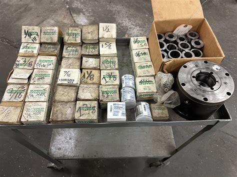 Superior Cincinnati Hardinge S Style Master Collet Chuck Collet Pads And Slit Collets The