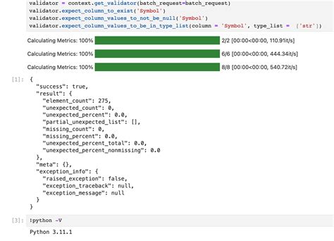 error in expect column values to be in type list for python 3 11 gx