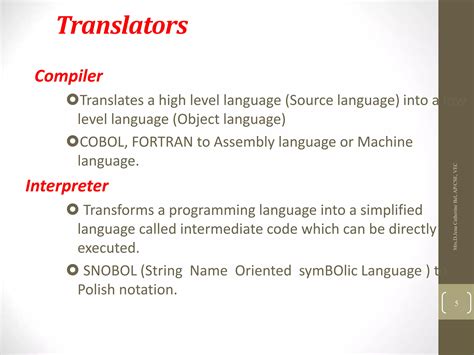 Compiler Design Unit PPT Programming Languages Computing