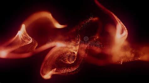 Abstract Splash Fluid Neon Particle Animation Colorful Digital