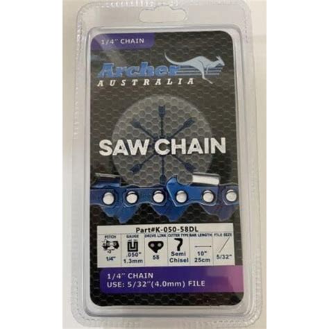Archer Chain Loop Semi Chisel 14″ 050″ 58dl Tree And Arbor Supplies