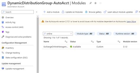 help azure automation accounts using system assigned managed