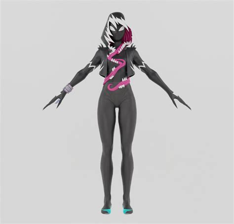 Artstation Gwenom Gwen Venom Symbiote Resources