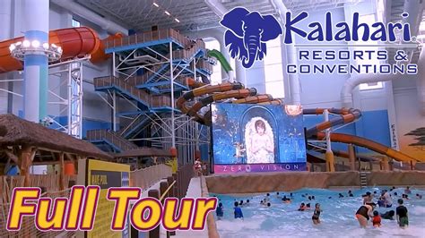 Kalahari Indoor Waterpark Round Rock Texas Full Tour Youtube