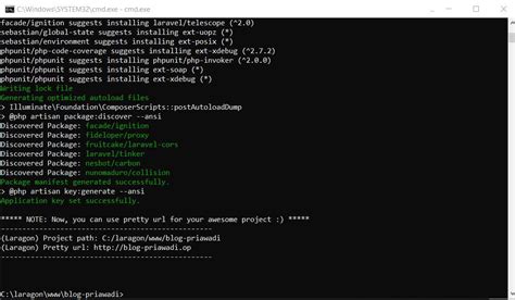 Cara Cepat Instalasi Laravel 7 Dengan Laragon Tutorial Laravel
