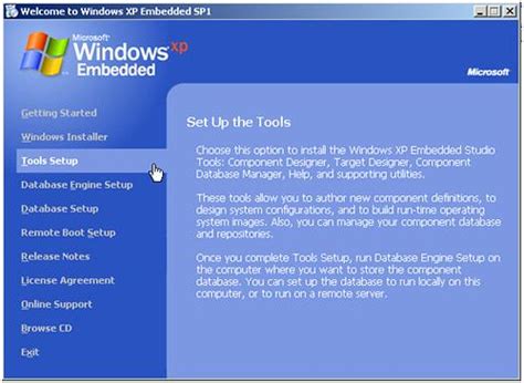 Preparing And Installing Windows XP Embedded Images Part I Setting