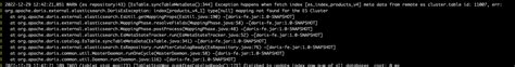[bug] mapping not found for the es cluster · issue 15485 · apache