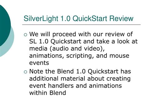 Ppt Building Rich Web Applications With Microsoft Silverlight