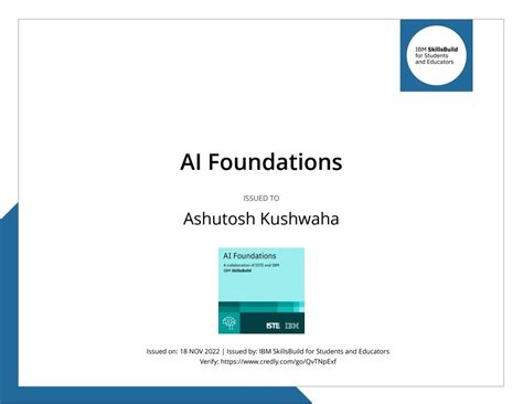 ashutosh kushwaha on linkedin ai ibmskillsbuild