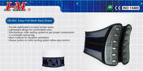 Taiwan Easy Pull Mesh Back Brace On Global Sources