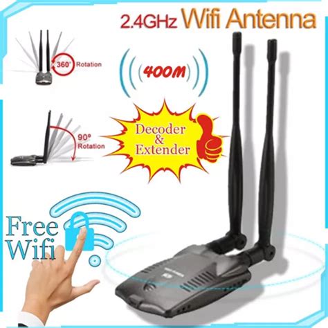 Password Crack Internet Long Range Dual Wifi Antenna Usb Wifi Adapter Decoder R Eur