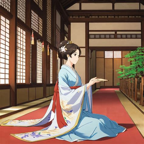 Heian Period Koto Player Stable Diffusion Online