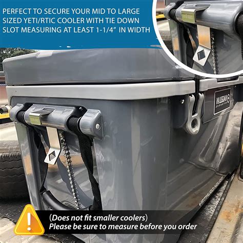 Coolock 2 Pack Cooler Lock Brackets With Bottle Opener Heavy Duty Tie