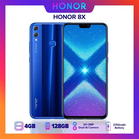 Honor X Gb Ram Gb Rom Full View Touch Sensitive Screen Mah Mp Ai Camera
