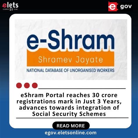 Eshram Socialsecurity Digitalindia Skillindia Abdmup Abdmup Elets Governance