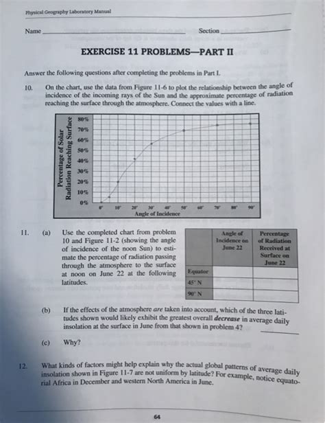 Physical Geography Laboratory Manual Name Section
