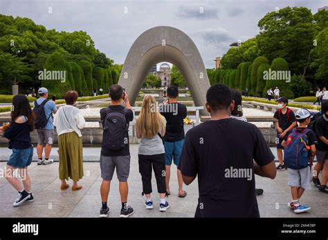 Hiroshima Japan 20 Juni 2024 Der Hiroshima Peace Memorial Park Ist