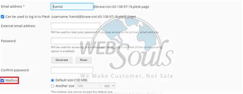 How To Enable Or Disable The Mailbox In The Plesk Panel Knowledgebase Websouls