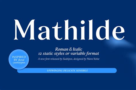 Mathilde Light Font
