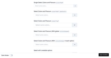 Chakra React Select Demo Forked Codesandbox